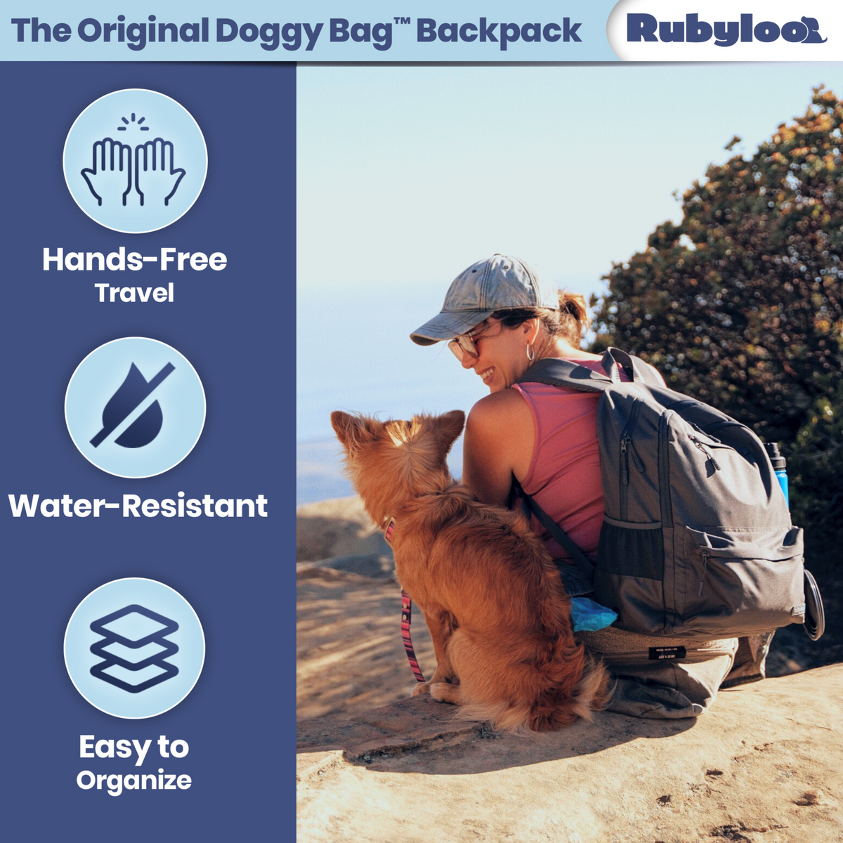 Original Doggy Bag™ Backpack for Dog Supplies – Rubyloo